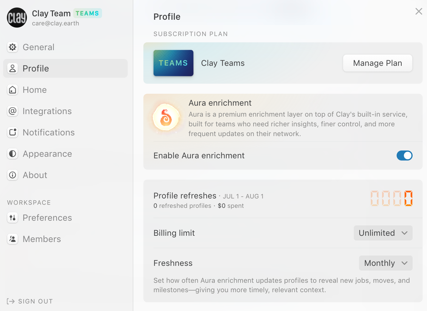 Introducing Aura Enrichment – Clay